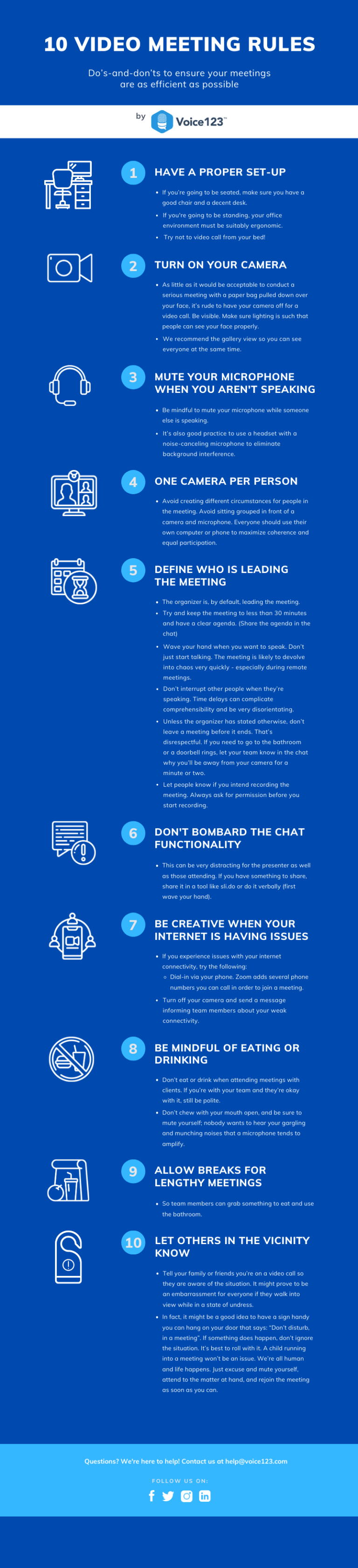 10 Video Meeting Rules To Ensure An Efficient Virtual Meeting - e ... 10 Video Meeting Rules To Ensure An Efficient Virtual Meeting - e ...