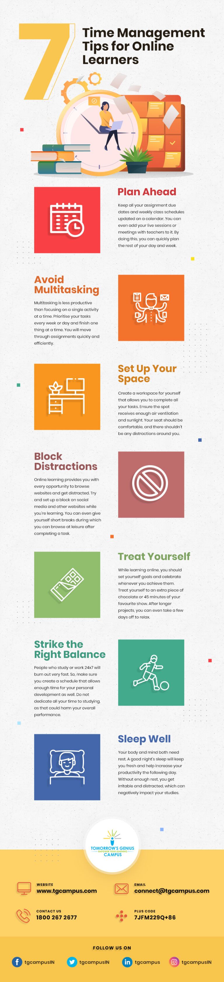 7 Important Tips on Time Management for Online Learners - e-Learning ...