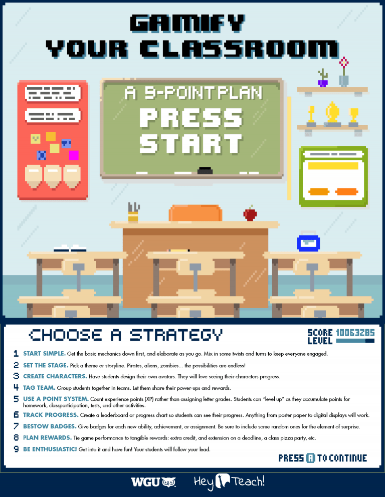 9 Key Elements of Classroom Gamification Infographic - e-Learning ...