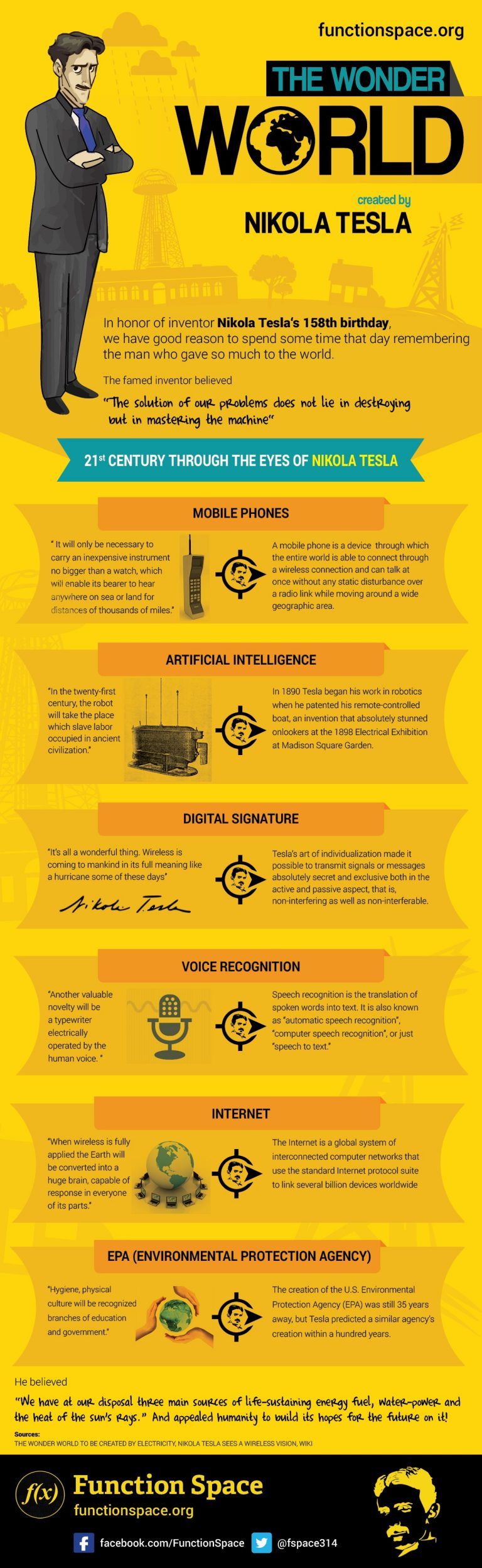 The Nikola Tesla Infographic - e-Learning Infographics