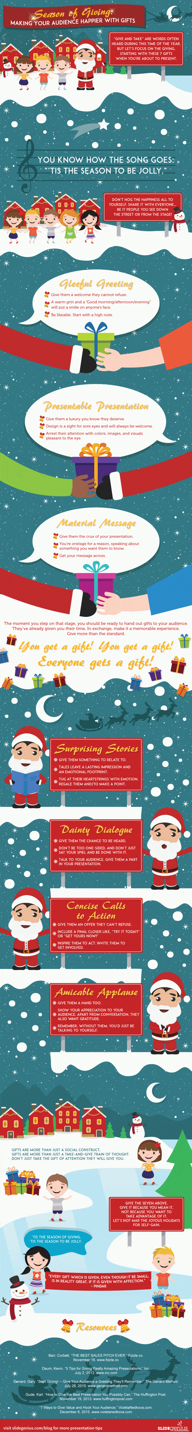 Season of Giving: Making Your Audience Happier with Gifts Infographic ...