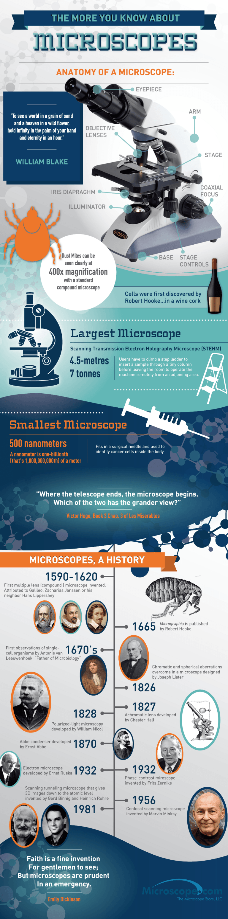 The More You Know About Microscopes Infographic - e-Learning Infographics