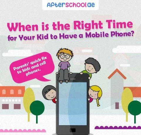 Is Your Kid Having a Cell Phone? Infographic - e-Learning Infographics